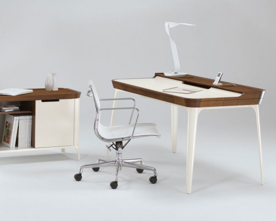 Interior Design: Stylish Work Desk for Modern Home Office from Kaijustudios