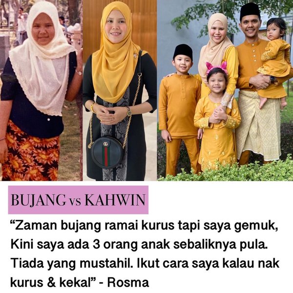 ROSMA AF1 DULU TEMBAM, SEKARANG RAMPING. APA RAHSIA? - KAK FAS ONLINE