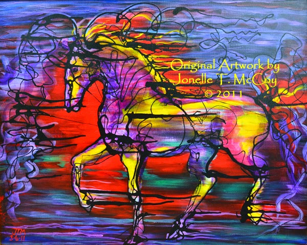 Western Art International: Art by Oklahoma Abstract Contemporary Equine ...