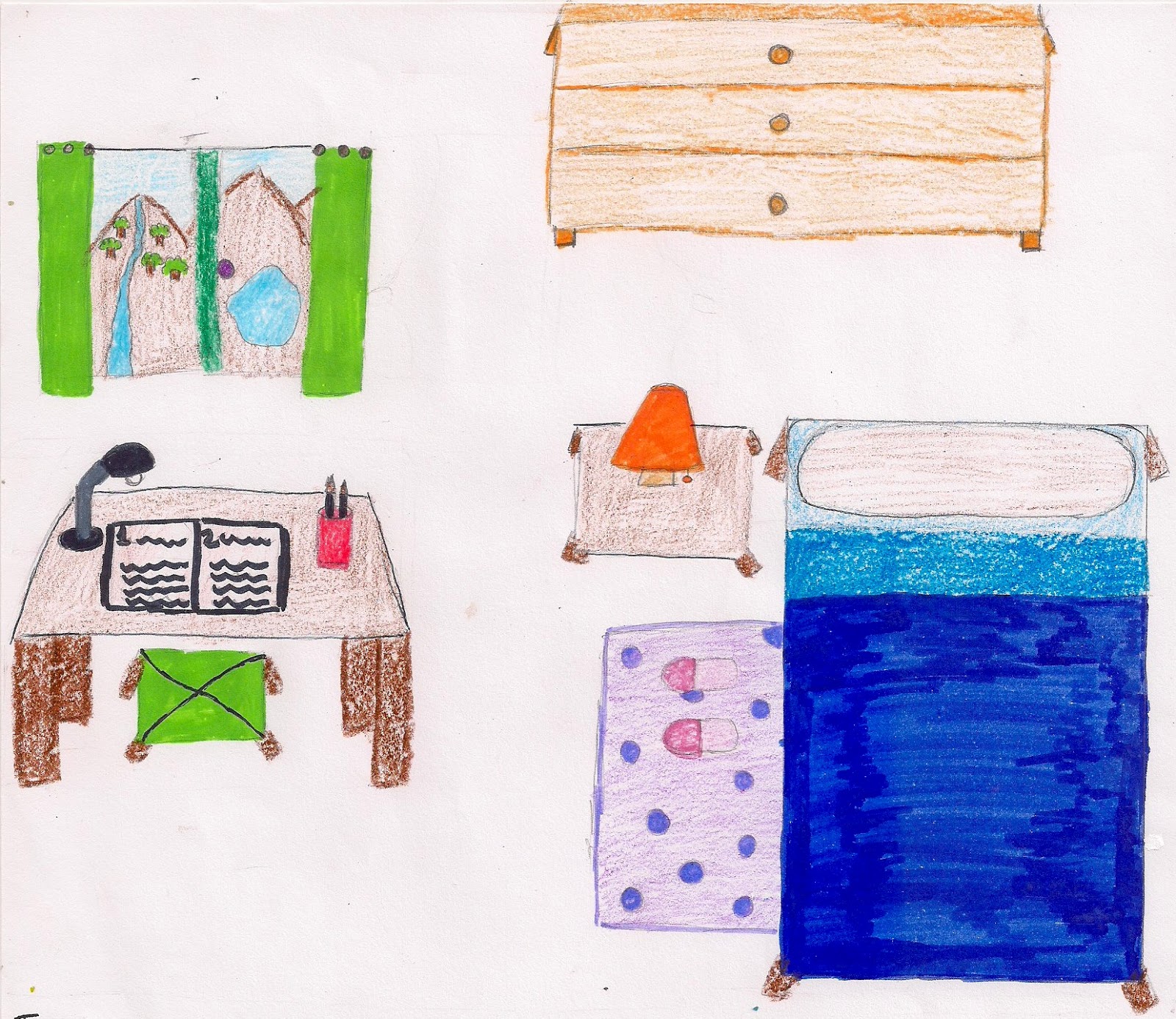 ENGLISH-Christine Picasso: Describing MY BEDROOM