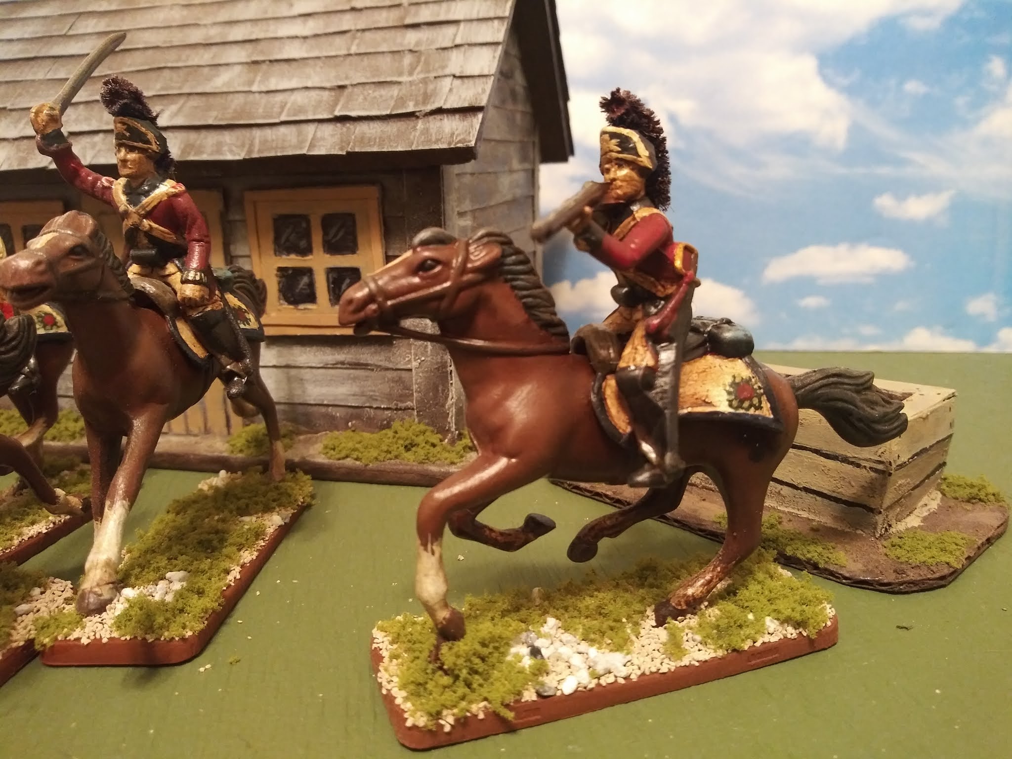 Of Dice and Army Men: 54mm AWI British Light Dragoons