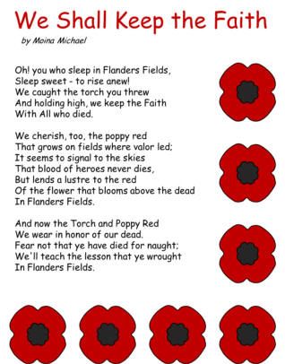 Adventures in Room 9: Remembrance Day