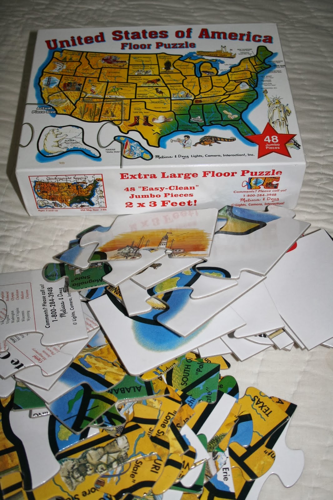 NOVA Frugal Family: Kid Geography: Scrambled States of America and ...