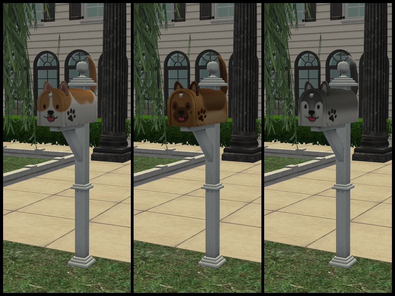 TheNinthWaveSims: The Sims 2 - The Sims 4 Cat & Dog Mailbox Cover for ...