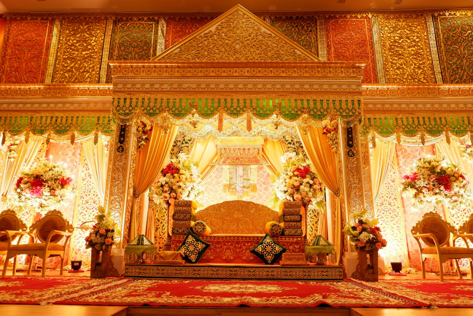 10 inspirasi pelaminan adat melayu pekanbaru