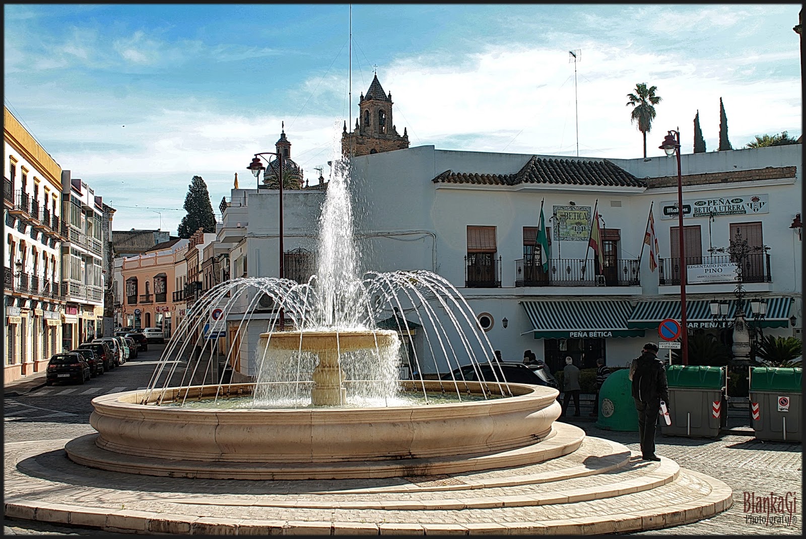 PHOTO BGR: Utrera vista desde un visor...