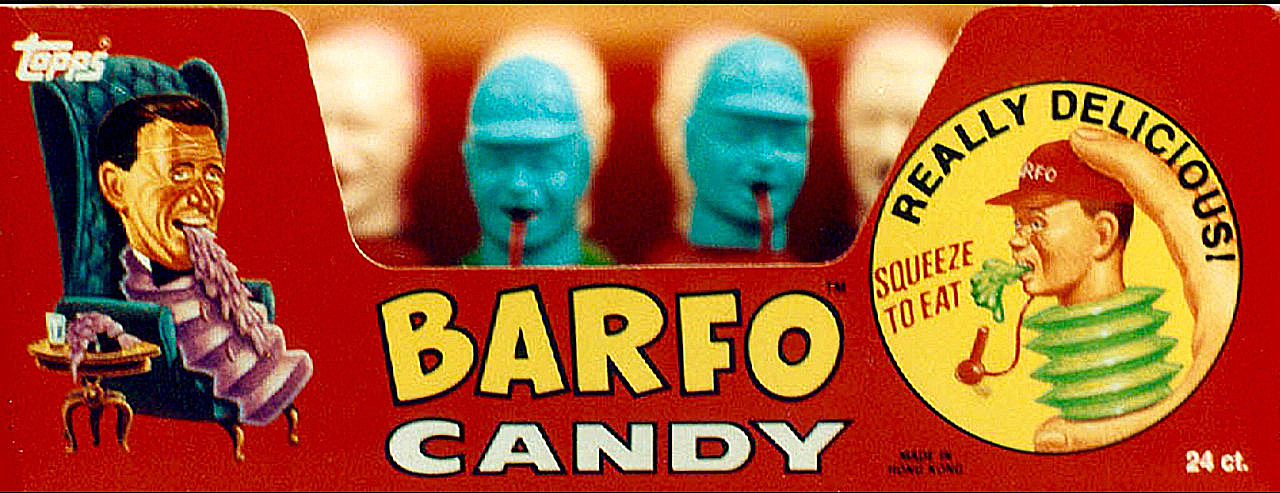 Zontar of Venus: 1989 Topps Barfo Family candy