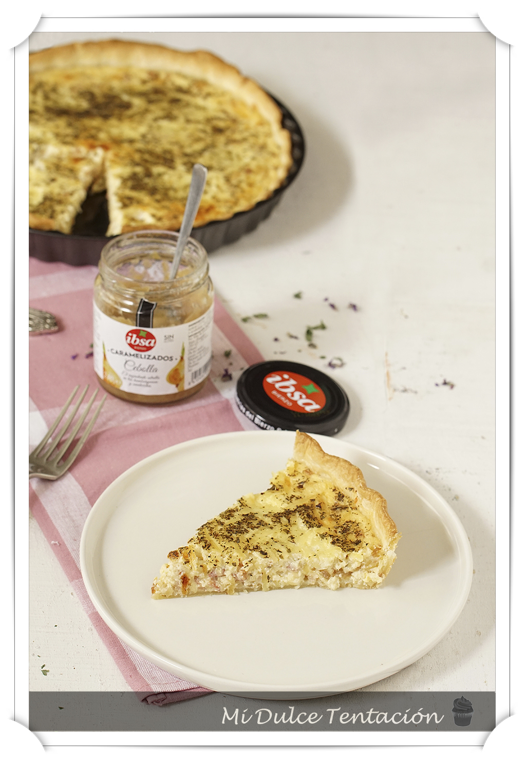 Mi dulce tentación: Quiche de Bacon y Cebolla Caramelizada