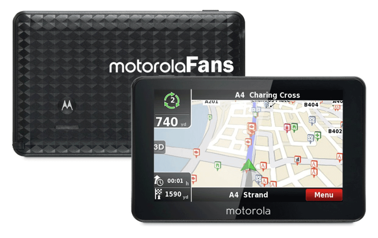 Motorola is back into the car GPS game with new devices! - Motorola Lovers