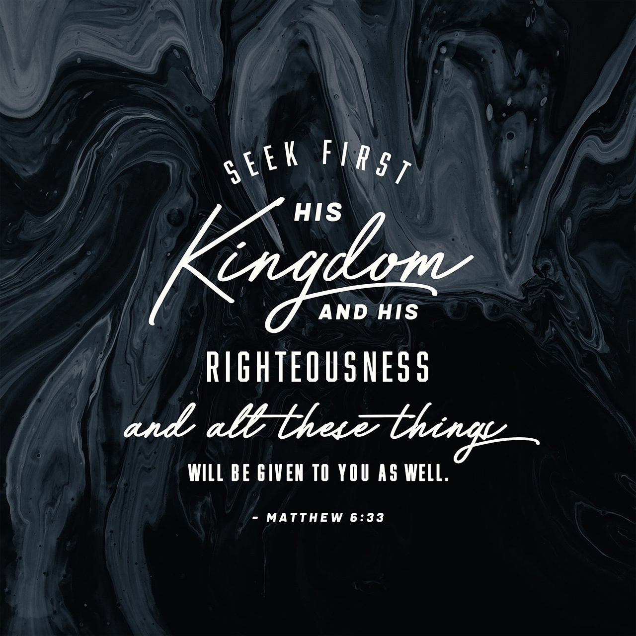 Seek First The Kingdom Of God