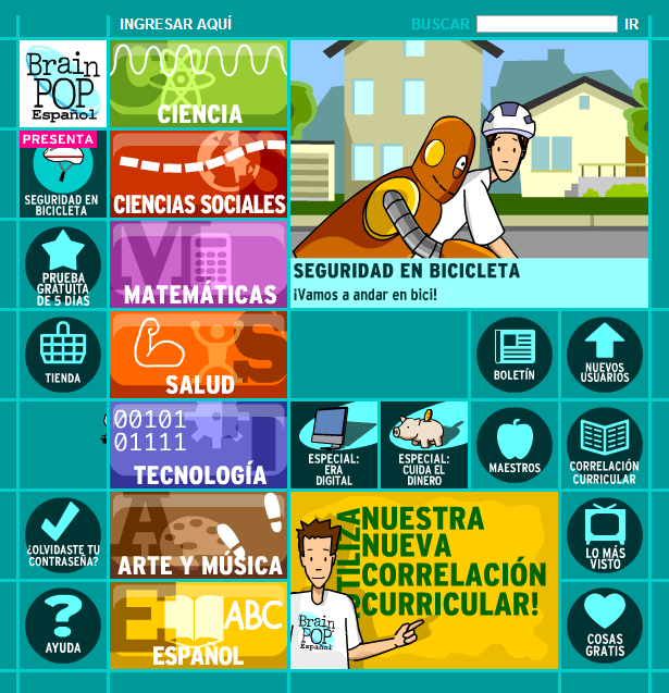 MI MUNDO SIMBOLICO: EL MUNDO DE BRAINPOP