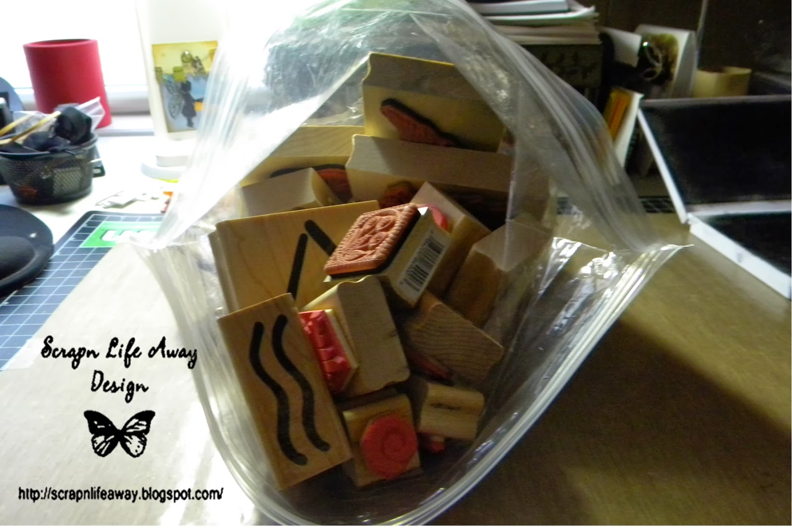 She's a Sassy Lady: Wood Mounted Stamps and Storage