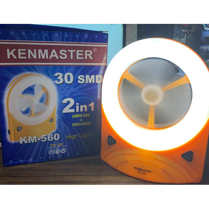 Kenmaster KM-560 Lampu Kipas Emergency 30 LED - Puserba - Pusat Serba ...