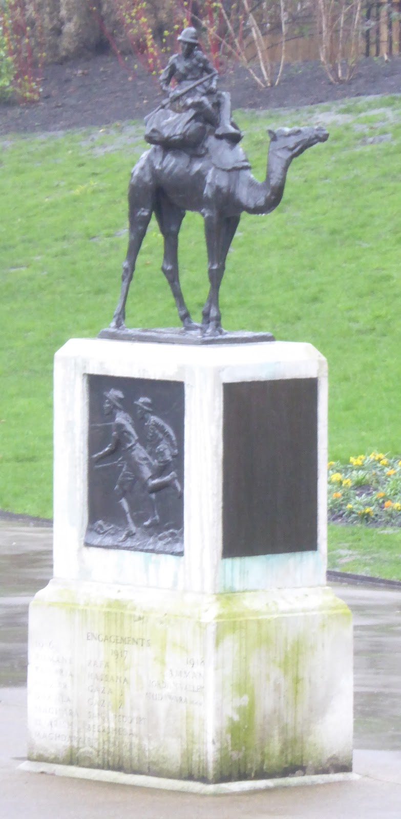 Northumbrian Gunner: London - Imperial Camel Corps Memorial