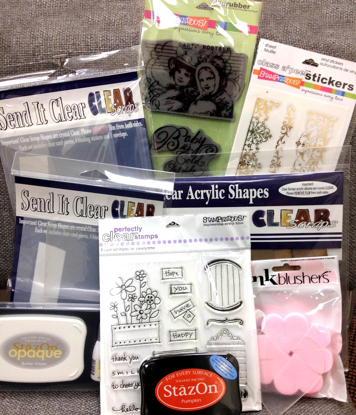 Stamping & Scrapping in California: Stampendous/ClearScraps Blog Hop