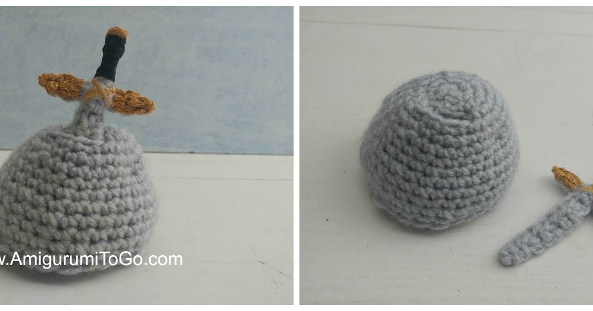 Crochet Sword In Stone