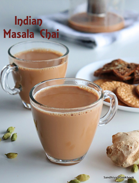 Sandhiya's Cookbook: How to make Indian Masala Chai | Ginger Cardamom Tea