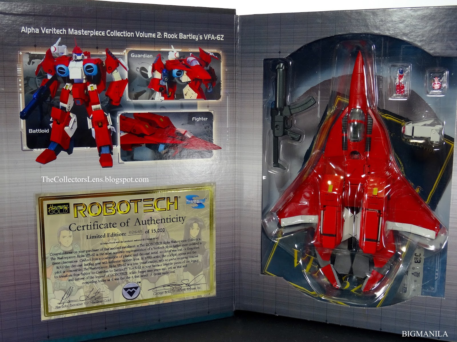 .: Robotech Masterpiece Vol. 2 - Alpha Fighter VFA-6Z - Rook Bartley