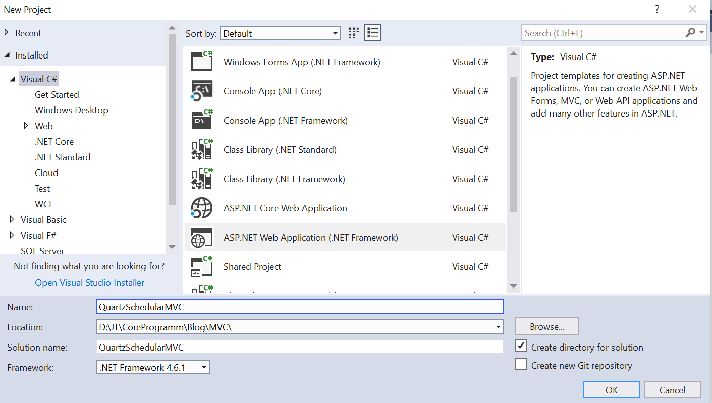 Quartz Schedular in ASP.NET MVC - CoreProgram
