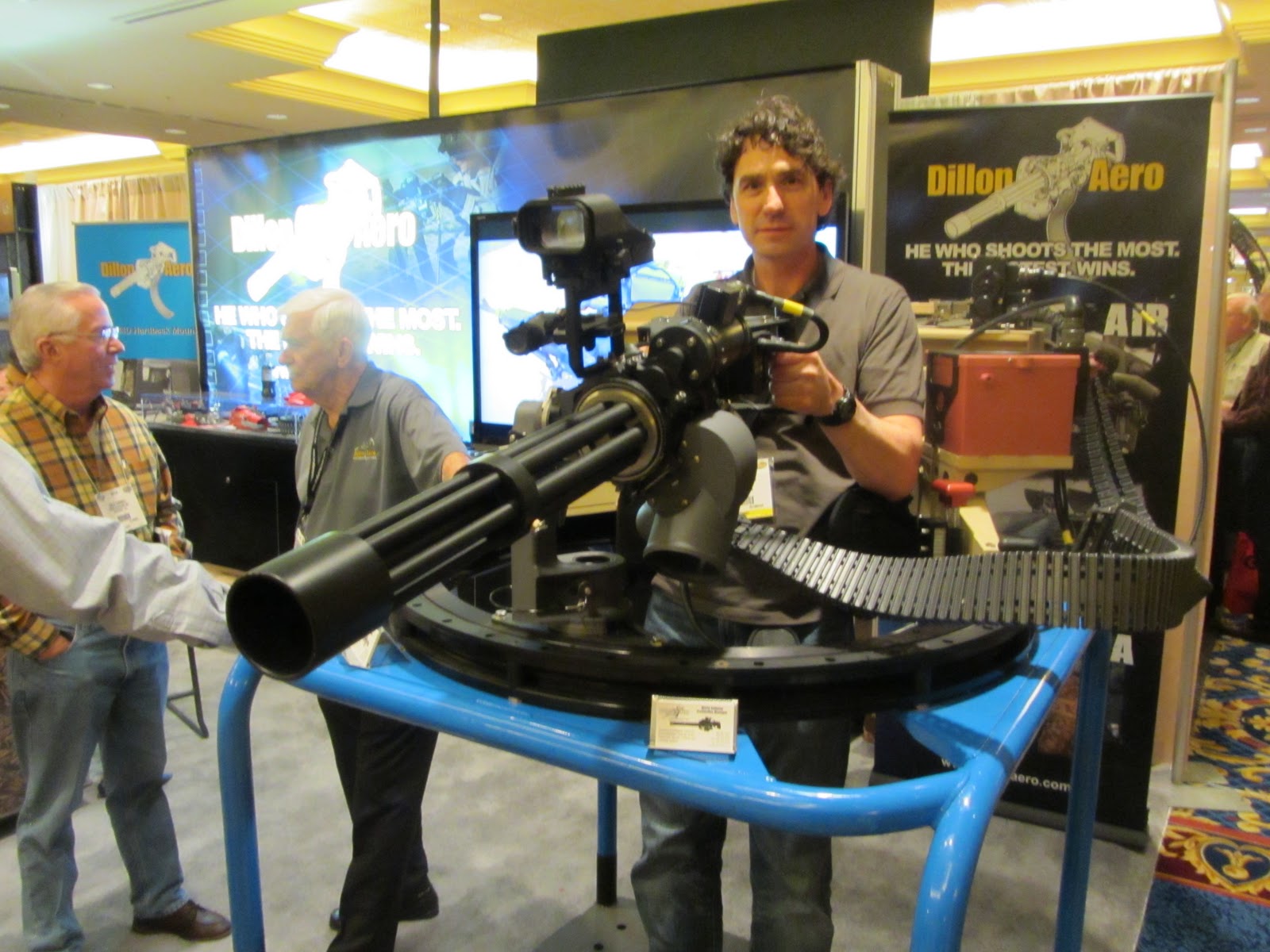 Firearms and Training: 2012 SHOT Show: XM134 Mini Gun