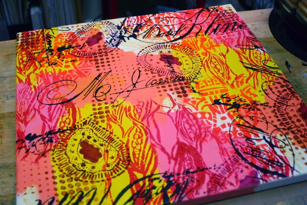 StencilGirl® Talk: Fun with Stencils and Molding Paste