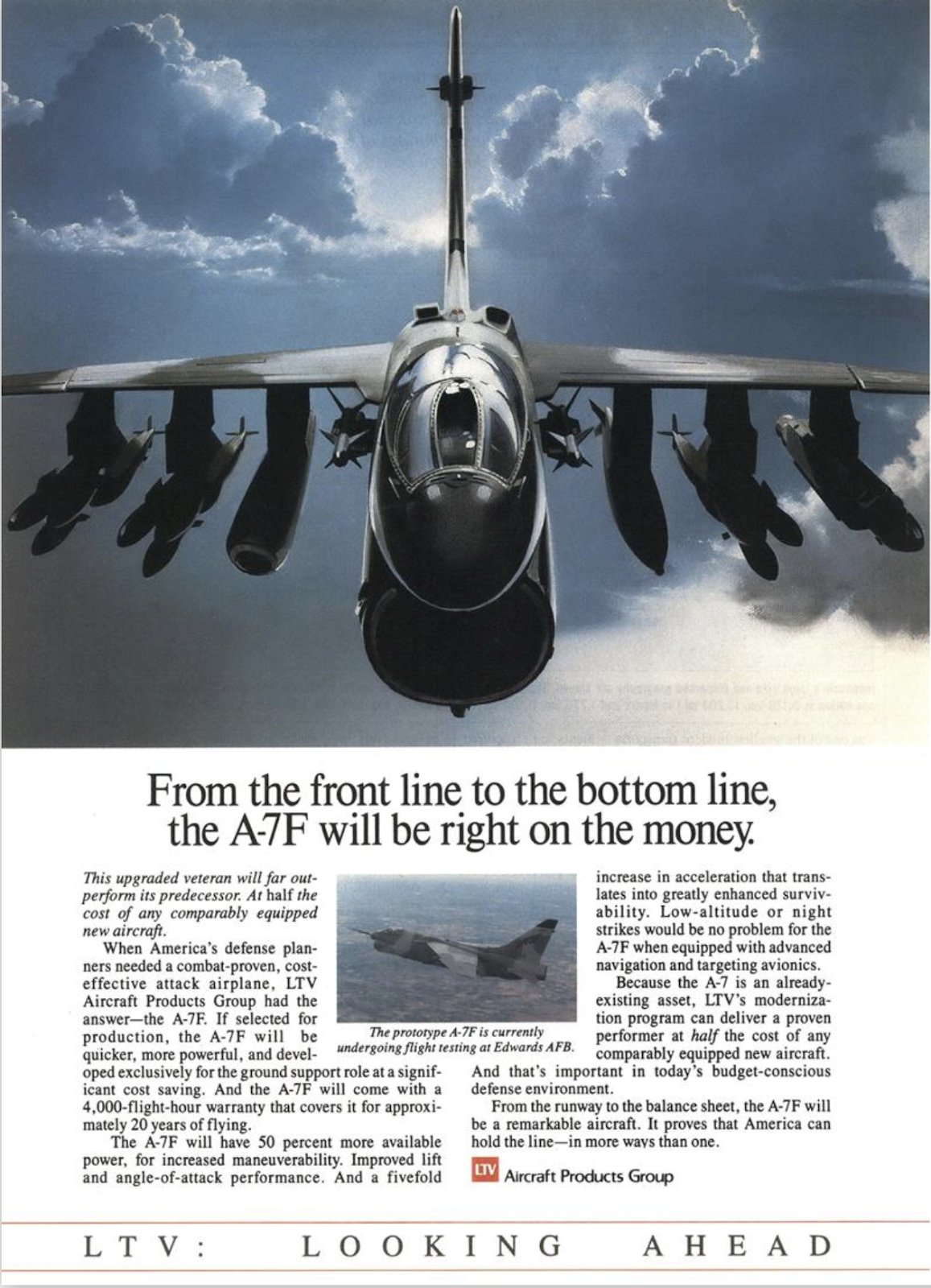 No Barrel Rolls: El super SLUF, YA-7F