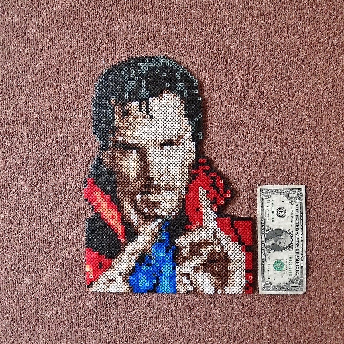 Long Black Fingers : Doctor Strange Perler Bead
