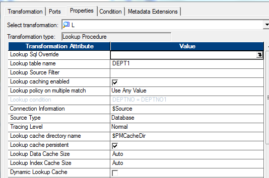 Basic Informatica Tutorial: Lookup Transformation