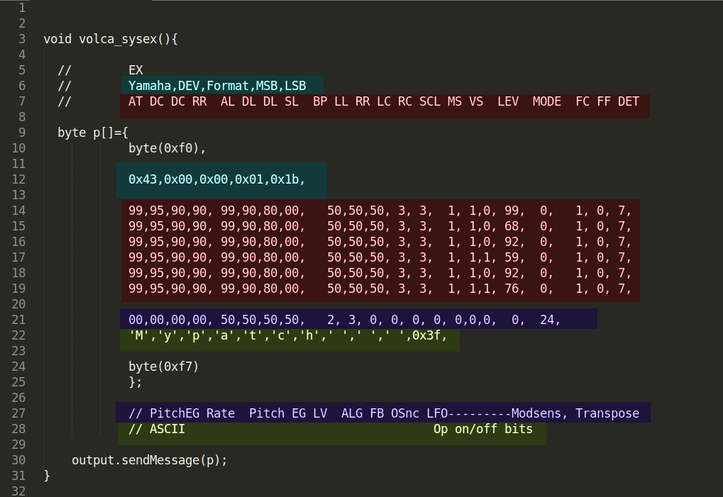 Old Machinery: Korg Volca SysEx