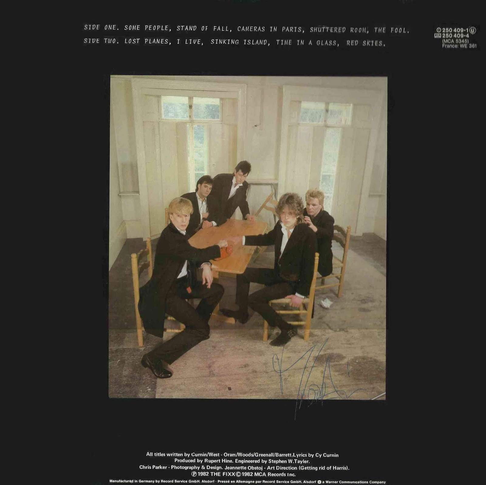 Classic Rock Covers Database: The Fixx - Shuttered Room (1982)