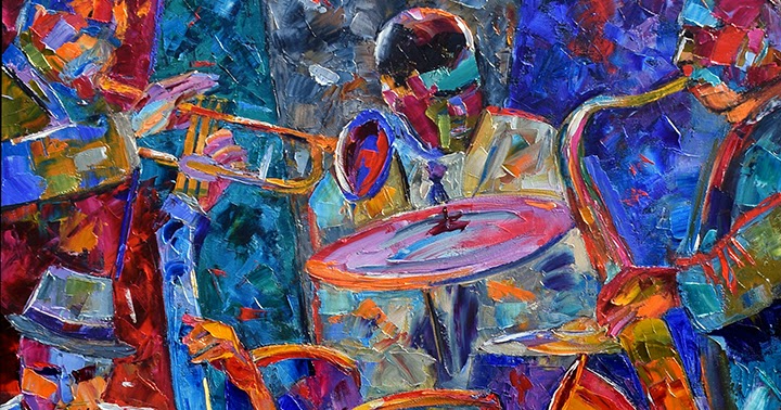 Debra Hurd Original Paintings AND Jazz Art: Abstract Jazz Painting ...