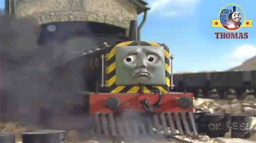 Diesel Thomas To The Rescue Of His Railroad Train Friends | Train ...