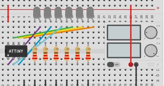 UNITEC - Sistemas Embebidos: Contador 6 Bits At85 E
