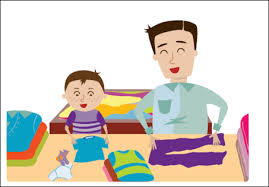 MANOSTIC PARA INFANTIL: DOBLAR LA ROPA