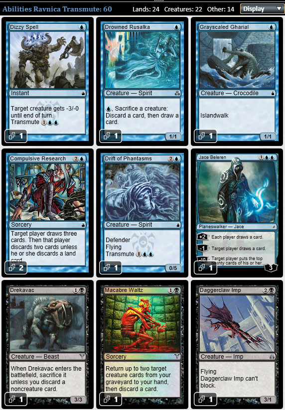 Magic the Gathering Adventures: Abilities: Transmute