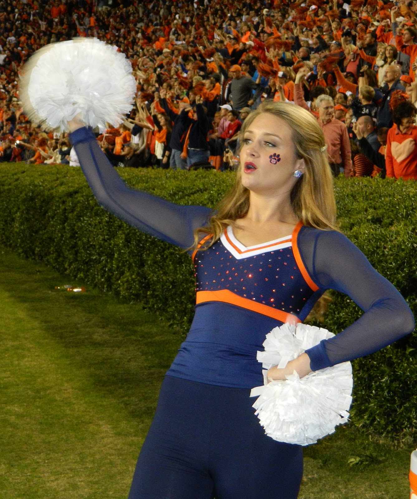 Tiger Paws Dance Team: Auburn v Georgia