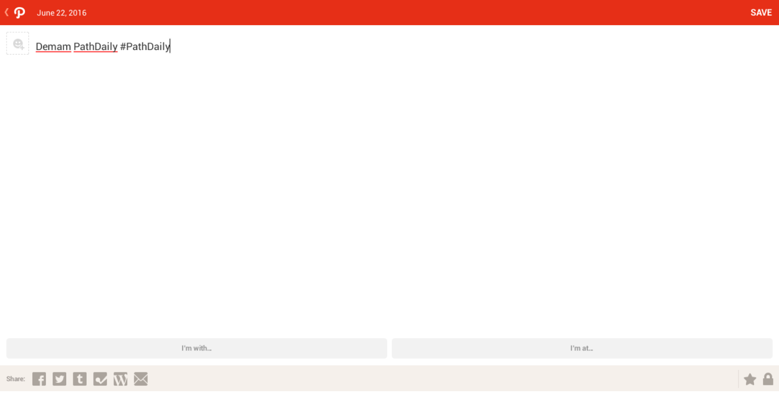 Cara Membuat Postingan #PathDaily di Path - TNT4all