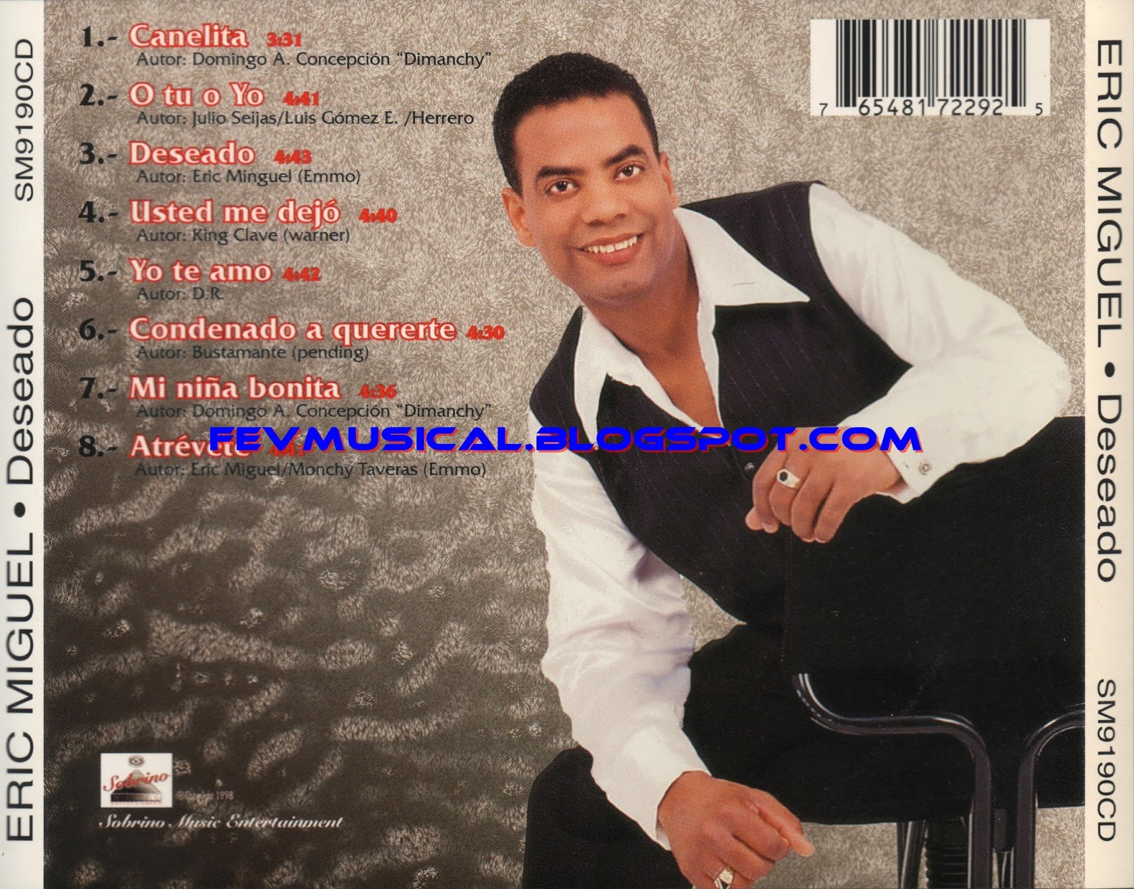 FEV MUSICAL: 1998 - Eric Miguel - Deseado (Sobrino)