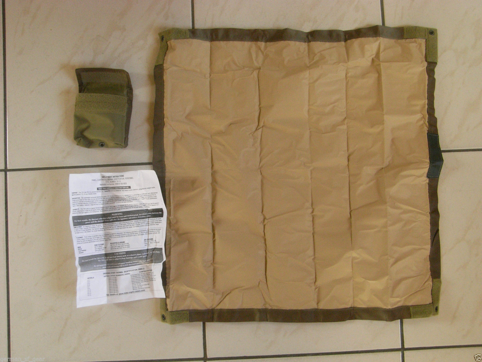 Webbingbabel: Combat ID Thermal Panel (CIDT Panel)