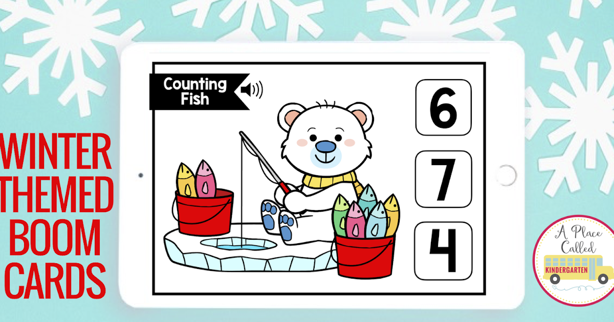 A Place Called Kindergarten: Winter Themed Kindergarten Digital Boom Cards
