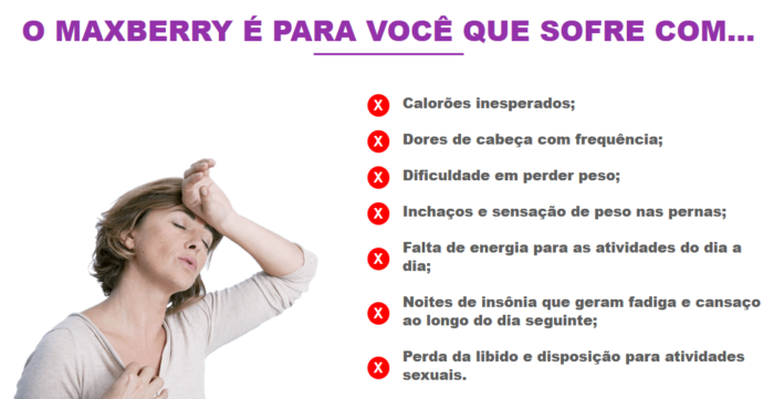 saúde e beleza : MAXBERRY é o único produto 100% natural, seguro e eficaz