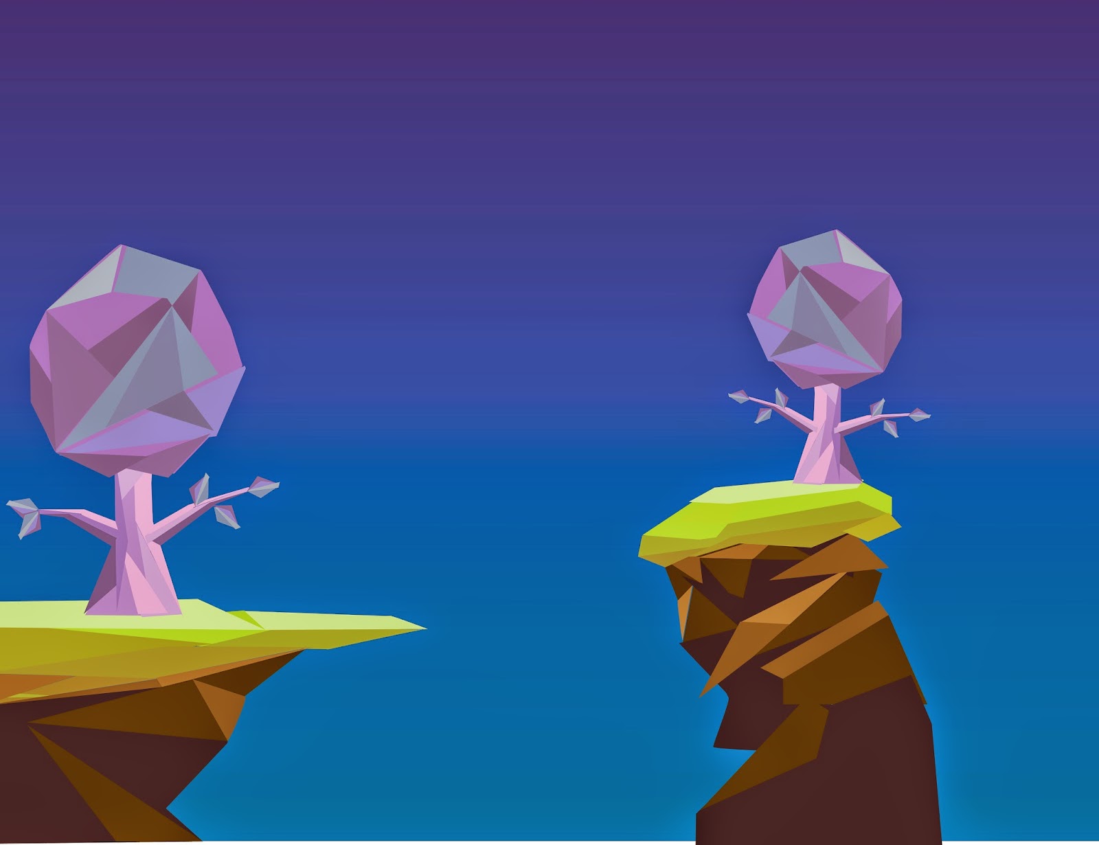 Spatial Constructs: Initial Low Poly Concepts