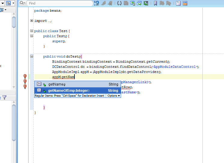 Tricks Tips And Quick Guides For Oracle Adf Framework How To Add Service Methods To