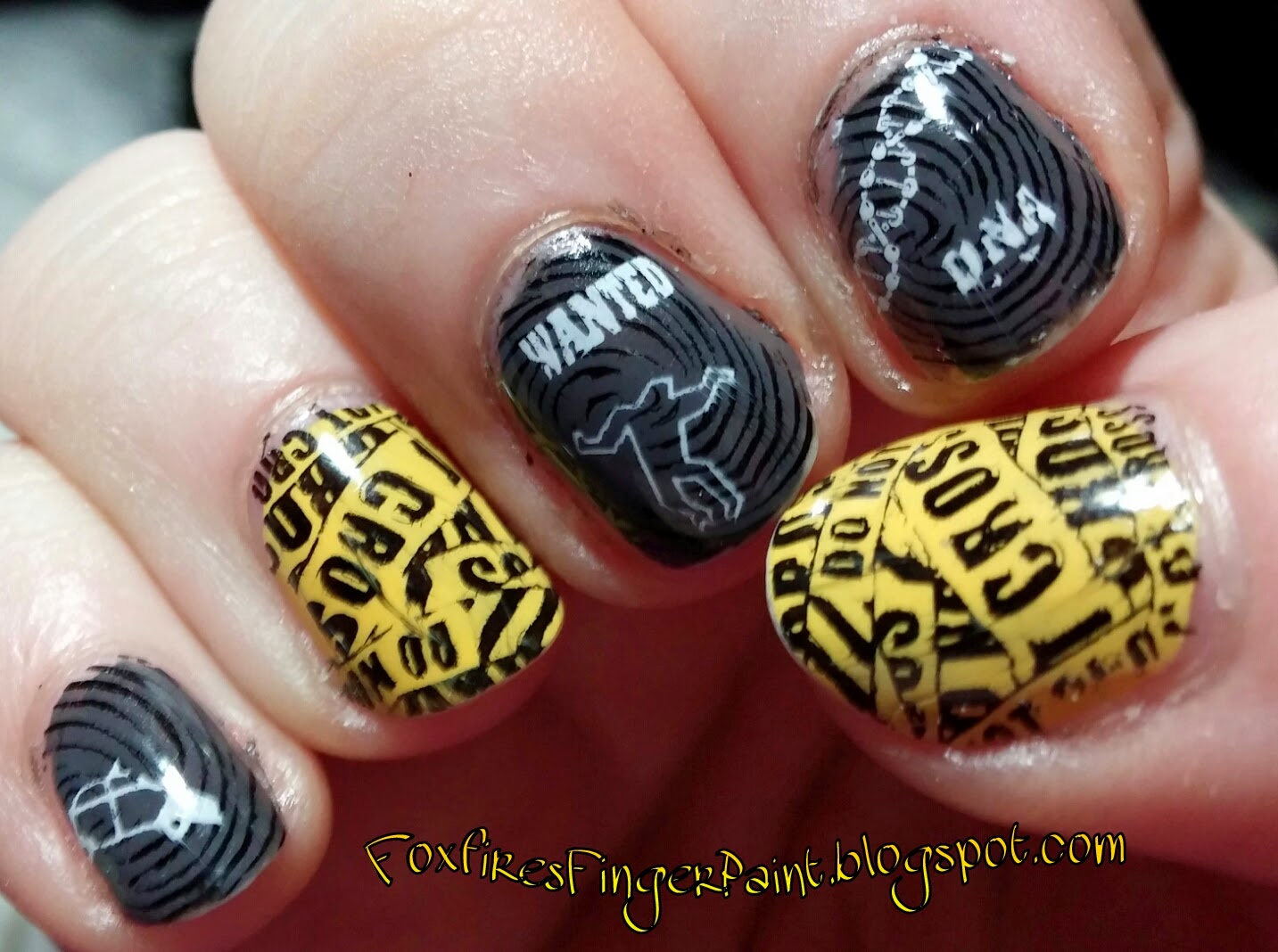 Foxfire's Finger Paint: Police Nails