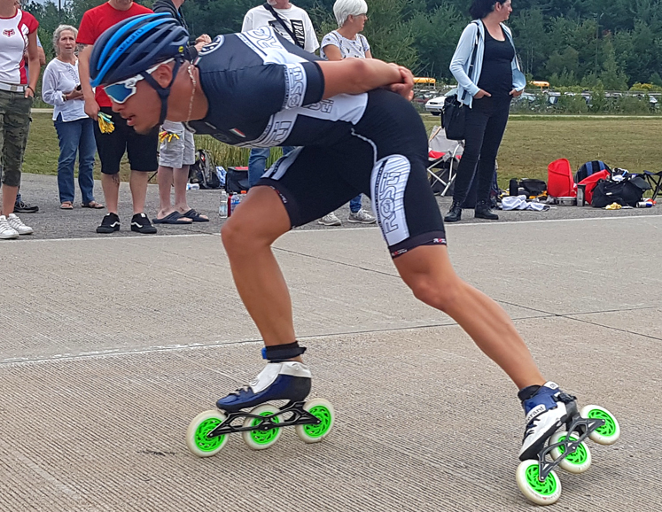 Hugo Gerard et Valérie Maltais vainqueurs du Marathon roller du Canada ...