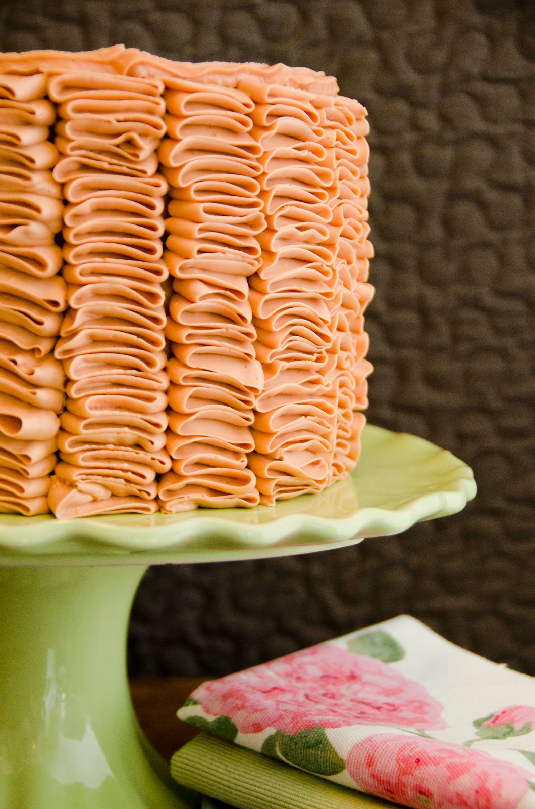 i like to make cake.: Swiss Meringue Buttercream Ruffle Cake.