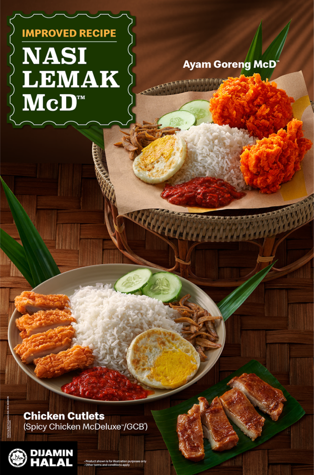 McDonald’s Malaysia Introduces Improved Nasi Lemak McD!