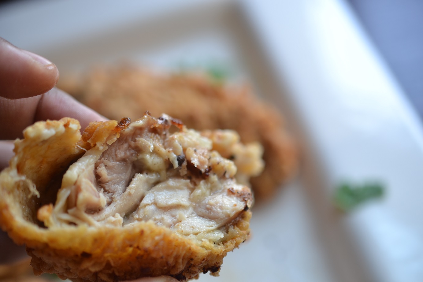 Greedy Girl : Boneless cheese stuffed fried drumsticks