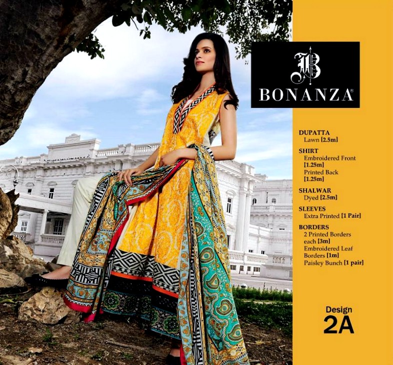 Bonanza lawn collection in summer 2013-14 ~ •♥•Naina Jee Bridal Dresess ...