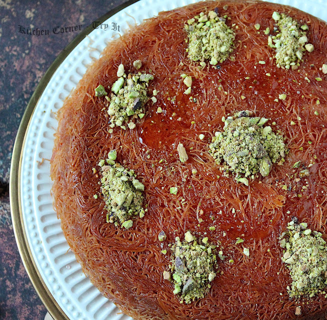 Kunafa Sweet Recipe/ Sweet Cheese Pastry